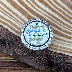 Pandora | Jewelry | Pandora Engraved Button Charm Swimsuit Curacao ...